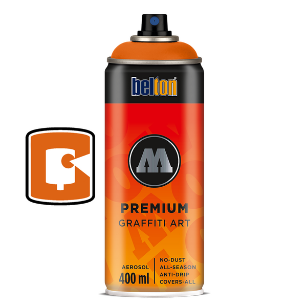 #013 DARE Orange Light 400ML Molotow Premium Belton Spray Paint - TorontoCollective