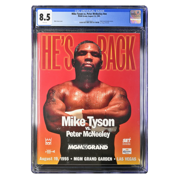 MGM Grand Magazine - Mike Tyson VS Peter McNeeley 1995 (8.5) - TorontoCollective