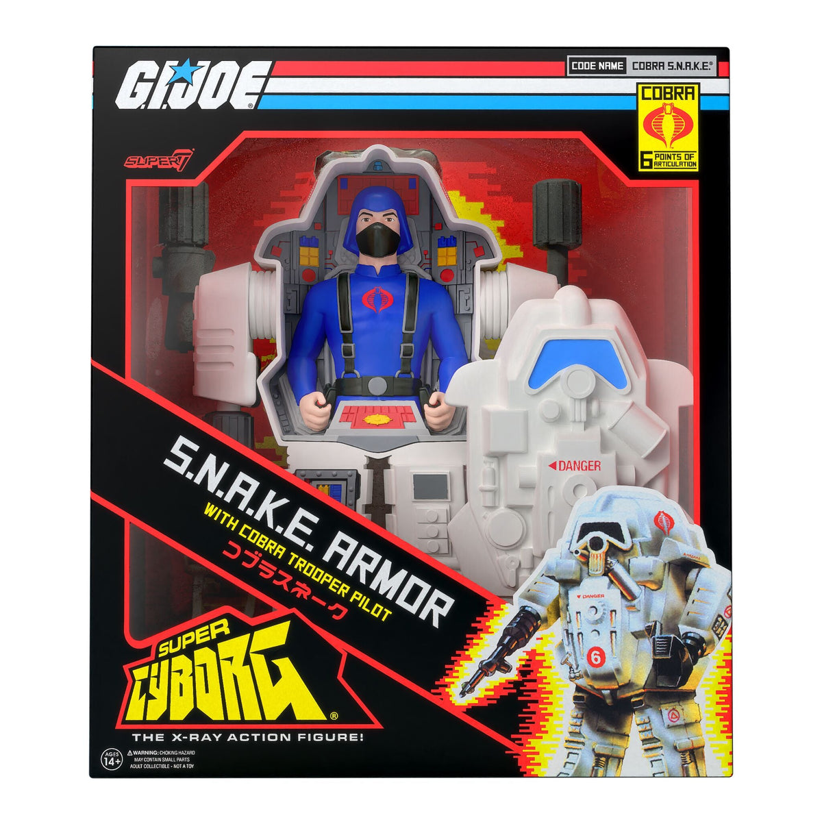 GI Joe Super Cyborg Snake Armor - Super Cyborg by Super7 ...