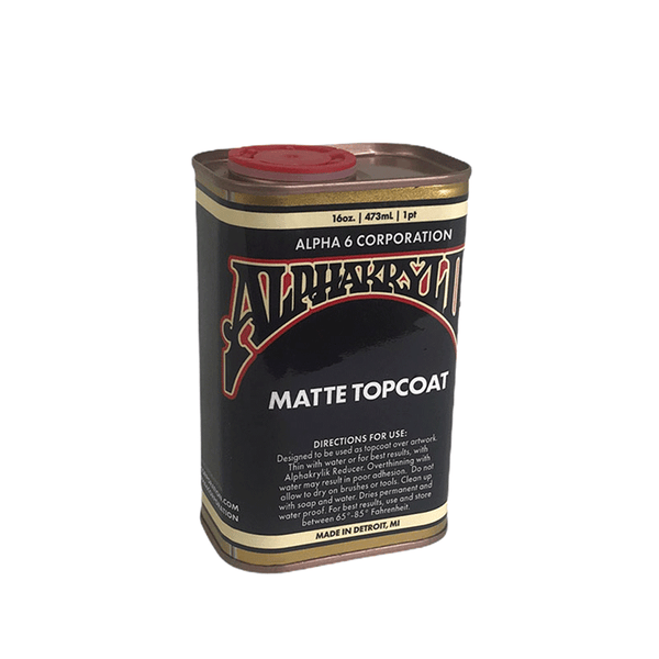 Alphakrylik Matte Top Coat 16oz by Alpha 6 Corp - TorontoCollective